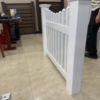 China Simplicity Pvc Fencing For Garden No Maintenance Dead Corners for sale