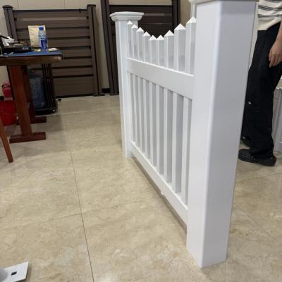 China Simplicity Pvc Fencing For Garden No Maintenance Dead Corners for sale