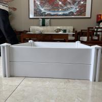 China Rectangle White Pvc Planter Boxes For Farm UV Resistant Rot Resistant Insect Resistant for sale