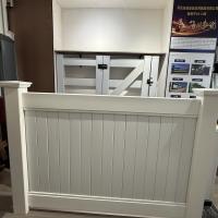 China Easy Install PVC 6 Ft White Vinyl Privacy Fence Waterproof UV Resistant for sale