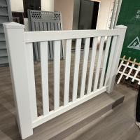 China PVC coating Smooth Vinyl Fencing Around Pool Low Maintenance 8ft Wide for sale