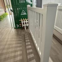 China PVC coating Smooth Vinyl Fencing Around Pool Low Maintenance 8ft Wide for sale