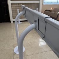 China White Horse Running PVC Vinyl Fence 1.5m high Routed Post Type for sale