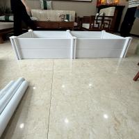China Multi Purpose Pvc Rectangular Planter Boxes Home Garden 1.22*1.22*0.3m for sale