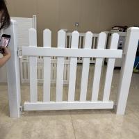 China Removable PVC Install Vinyl Picket Fence Elegant Durable Plastic White Fence for sale