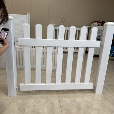 China Removable PVC Install Vinyl Picket Fence Elegant Durable Plastic White Fence for sale