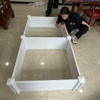 China Waterproof PVC Planter Box All Season Use Weather Resistance for sale