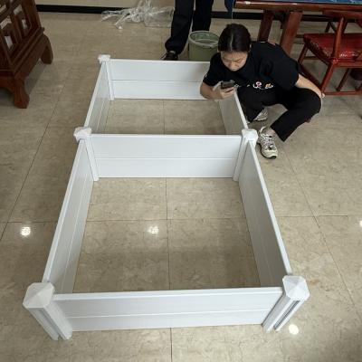 China Waterproof PVC Planter Box All Season Use Weather Resistance for sale