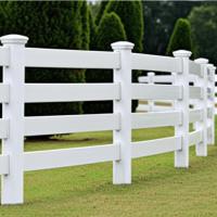 China white fence 6ft PVC Horse Fence 6 Foot for sale
