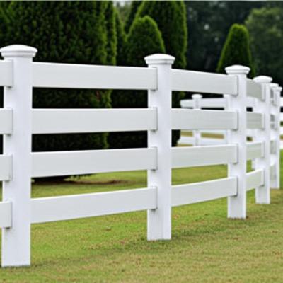 China white fence 6ft PVC Horse Fence 6 Foot for sale
