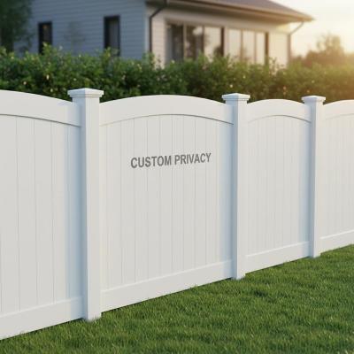 China Customized PVC Privacy Fence panels plastic fencing for sale