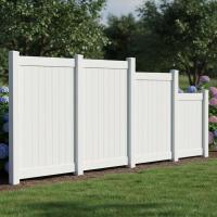 China 6ft PVC Privacy Fence - Weatherproof & Easy Install for sale