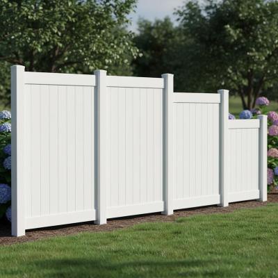 China 8ft wide PVC Privacy Fence 6ft high for sale