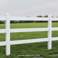 China white fence 6ft PVC Horse Fence 6 Foot fence panel for sale