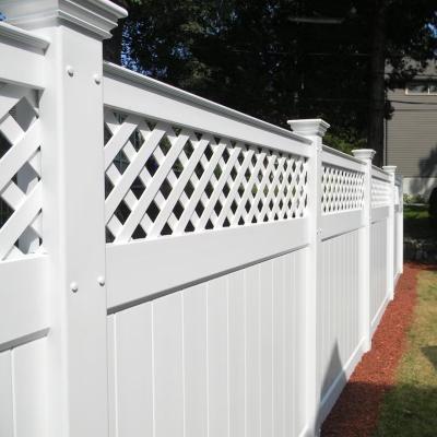 China Low Maintenance PVC Privacy Fence Home Courtyard for sale
