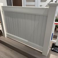 China Wind Resistant PVC Privacy Fence Backyard Use for sale