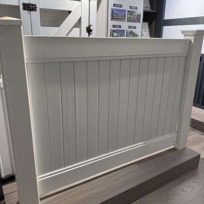 China 8 feet wide PVC Privacy Fence PVC material for sale