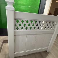 China Rust proof plastic pvc fencing Garden Sight Block Wall for sale