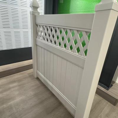 China Long Lifespan PVC Privacy Fence Custom Width for sale