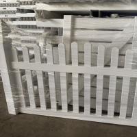 China White Thickened PVC Picket Fence For Garden Yard for sale