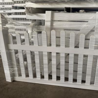 China White Thickened PVC Picket Fence For Garden Yard for sale