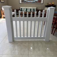 China Waterproof Anti Corrosion PVC Picket Fence For Farm for sale