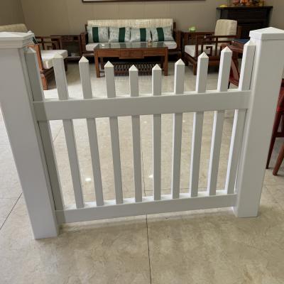 China Impact Resistant Thick Profile PVC Picket Fence 4ft High for sale