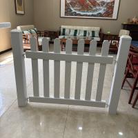 China Spliceable DIY Household PVC Picket Safety Fence 4ft High for sale