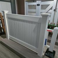 China Durable PVC Fence With Low Maintenance And Weather Resistant Design for sale