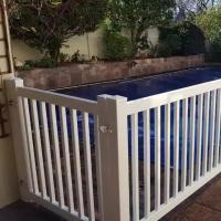 China White Vinyl pvc garden fence Waterproof UV Resistant Long Lasting for sale