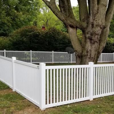 China Garden Yard pvc garden fence Durable Material Quick Installation Fence for sale