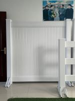 China White PVC Fence UV protection for sale
