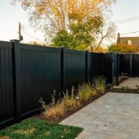 China 6ft high 8ft hide PVC Fence Garden Decoration for sale
