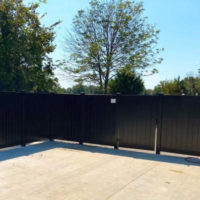 China Long Lasting PVC Vinyl Fence Panels Offering Black for sale