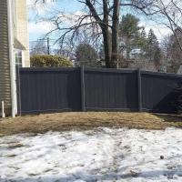 China Custom Size PVC Fence Landscape Decor for sale