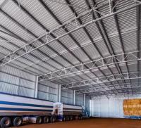 China Custom Size Hot Rolled Steel Structure Large Span Steel Structure  Wide Span for sale