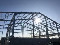China Q235 Q355 Steel Building Structure Mild Steel Commercial Metal Buildings for sale