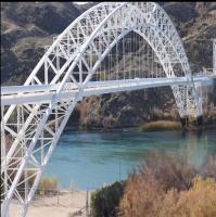 China HDG Galvanizing Steel Structure Bolt Connecting Bridge Henvy Steel Bridge for sale