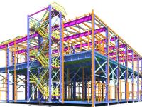 China Large Span Prefabricated Steel Buildings Prefab Metal Warehouse Workshop Office Building for sale