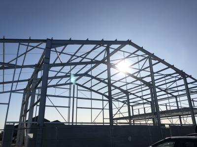 China Warehouse 120kg/Sqm Light Gauge Steel Structures Large Heavy Metal Buildings Construction for sale