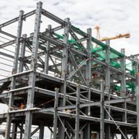 China Metal Frame Prefabricated Factory Building Office Metal Workshops And Garages for sale
