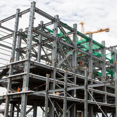 China Metal Frame Prefabricated Factory Building Office Metal Workshops And Garages for sale