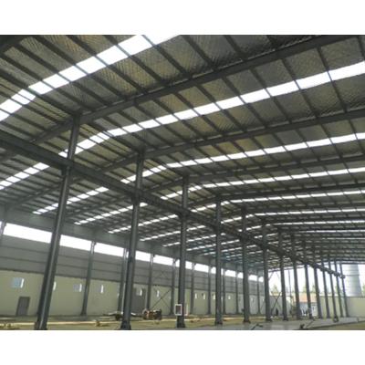 China Welded Steel Structure Warehouse H Section Prefab metal buildings workshop High Strength for sale