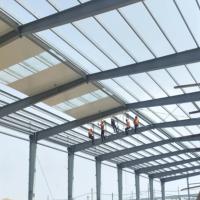 China Galvanized Painted Steel Structure Workshop Galvanized Steel Frame Customized Size for sale