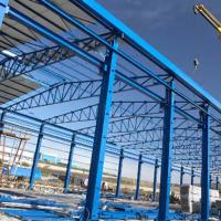 China Antirusty Q235 Industrial Steel Structure Warehouse Steel Frame Car Park for sale