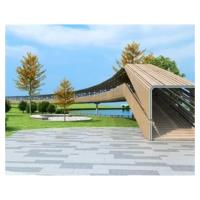 China Long Span Pedestrian Modular Bridge Construction Steel Structure Bridge ISO9001 for sale