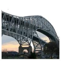 China Q345B Prefab Steel Bridges Metal Pedestrian Bridge Earthquake Resistant for sale
