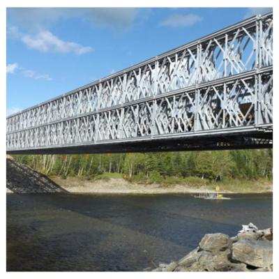 China Q345B Prefab Steel Bridges Metal Pedestrian Bridge Earthquake Resistant for sale