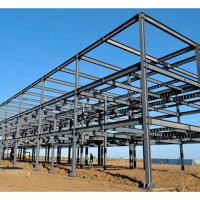 China Wind Resistant Hot Rolled Building Steel Structure Customized Steel Frame Office Buildings for sale