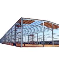 China Q235B Prefabricated Steel Structure Building Prefab Steel Warehouse Workshop for sale